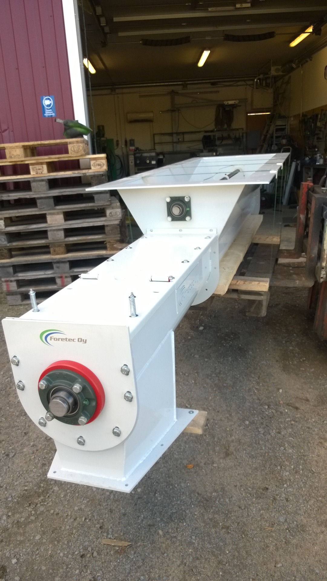Screw conveyors :: Foretec Oy